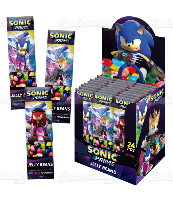 Sachet 20 gr Bonbon Américain Jelly Bean Sonic Prime en gros