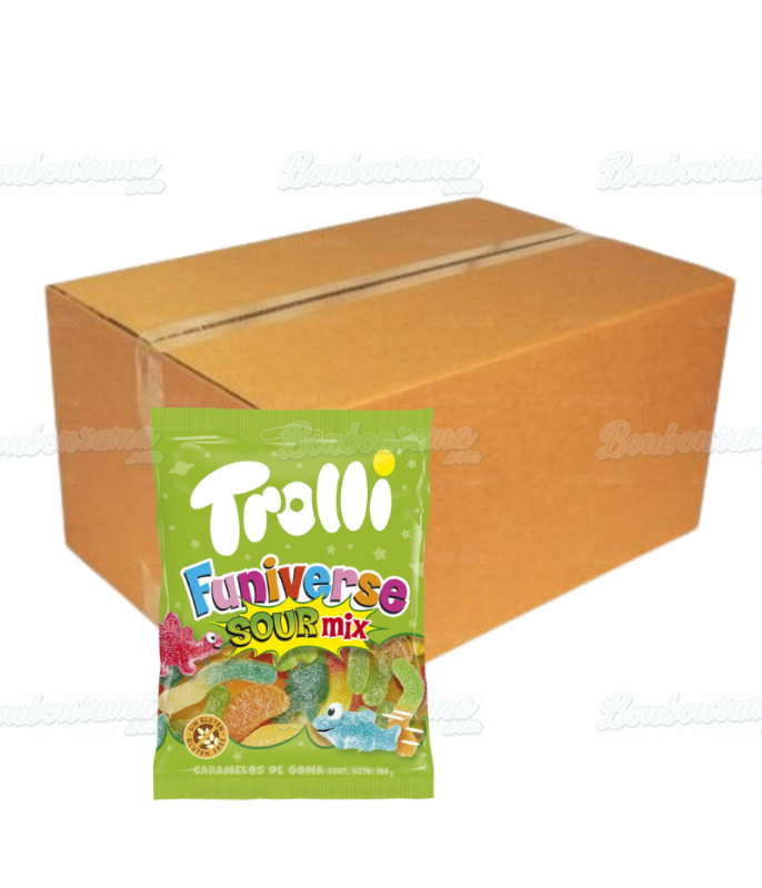 Sachet Trolli Funiverse Sour Mix 100 gr en gros sur Bonbonrama