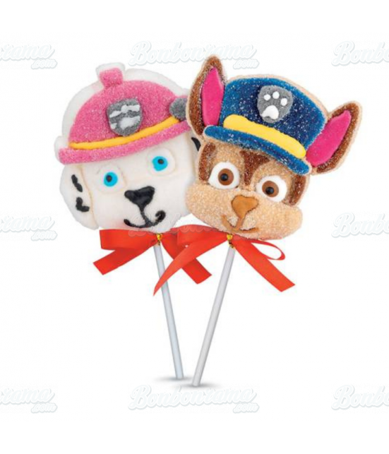 Mallow Pop Paw Patrol marshmallow Lollipop in bulk packaging