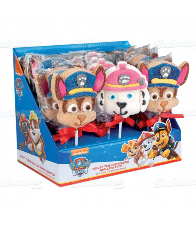 Mallow Pop Paw Patrol Marshmallow Lollipop in Großpackung