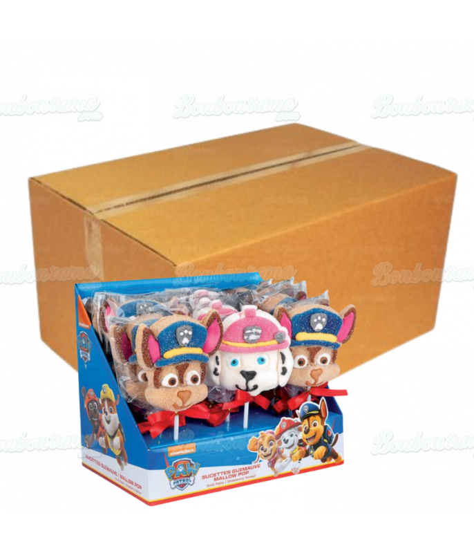 Mallow Pop Paw Patrol marshmallow Lollipop in bulk packaging