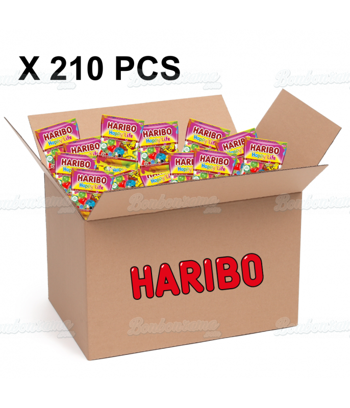 Mini bag of 40 gr Happy Life in carton of 210 units