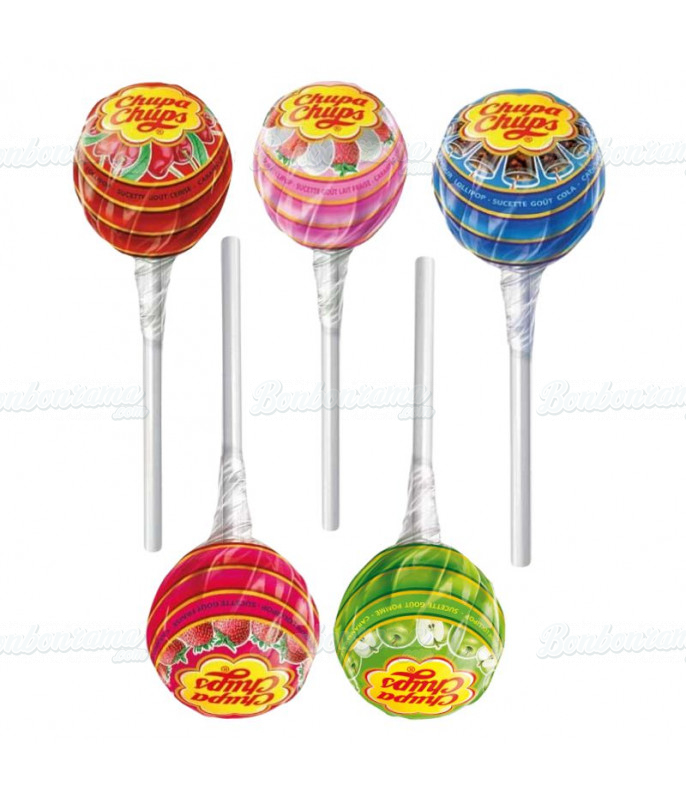Toutes les sucettes de la marque Chupa Chups vendu en gros
