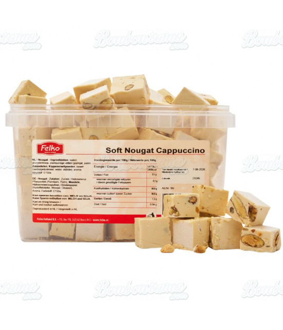 Nougat Cappuccino Felko tubo 1,5 kg – gros nougats Felko