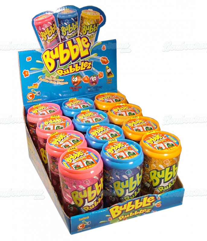 Bubble Rubblez in bulk packaging