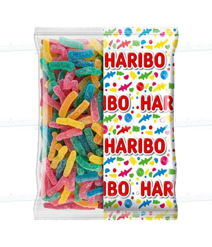 Haribo Sour fries bag in bulk packaging