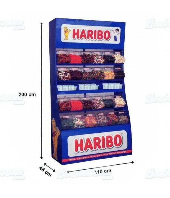 Présentoir Haribo Pick and Mix 24 bacs en gros