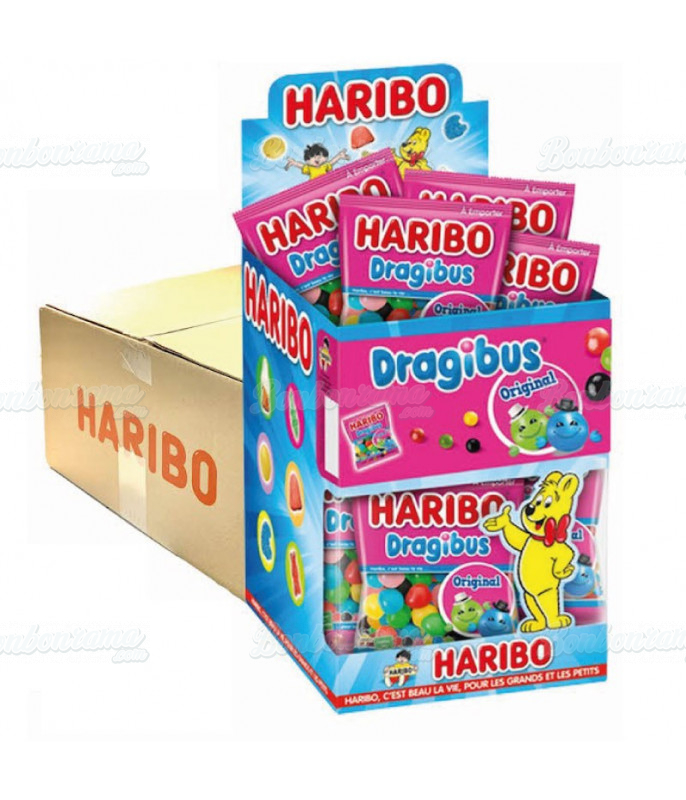 Haribo 40 gr Dragibus bag in bulk packaging
