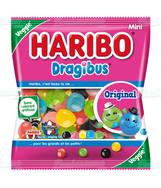 Sachet Haribo 40 gr Dragibus en gros conditionnement